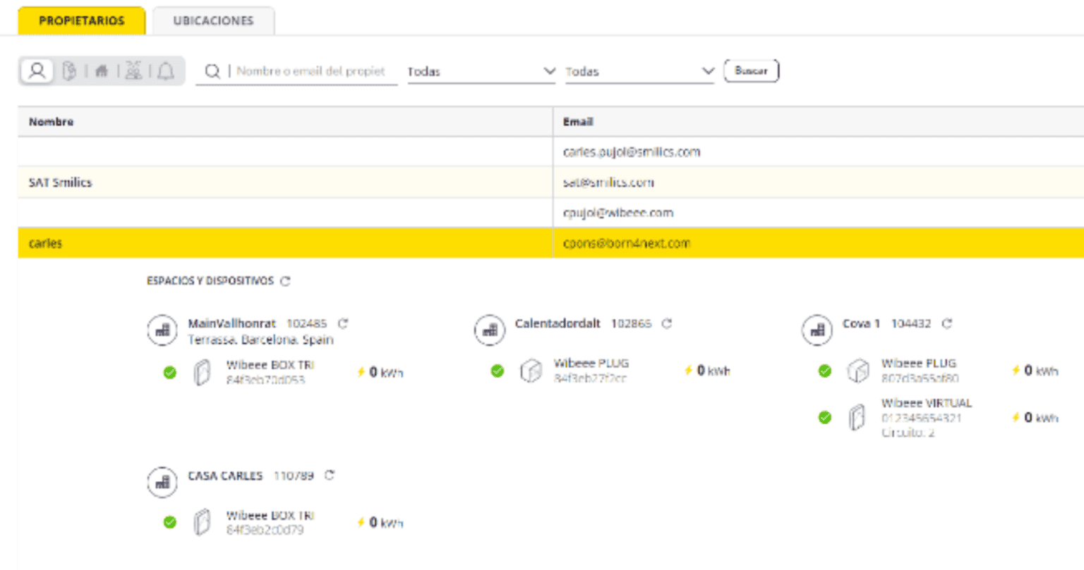 Wibeee Nest App - Smilics Technologies